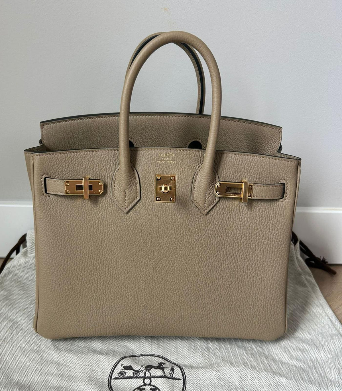 Hermes Birkin B25 Beige Marfa Togo Ghw W – Personal Shopper London